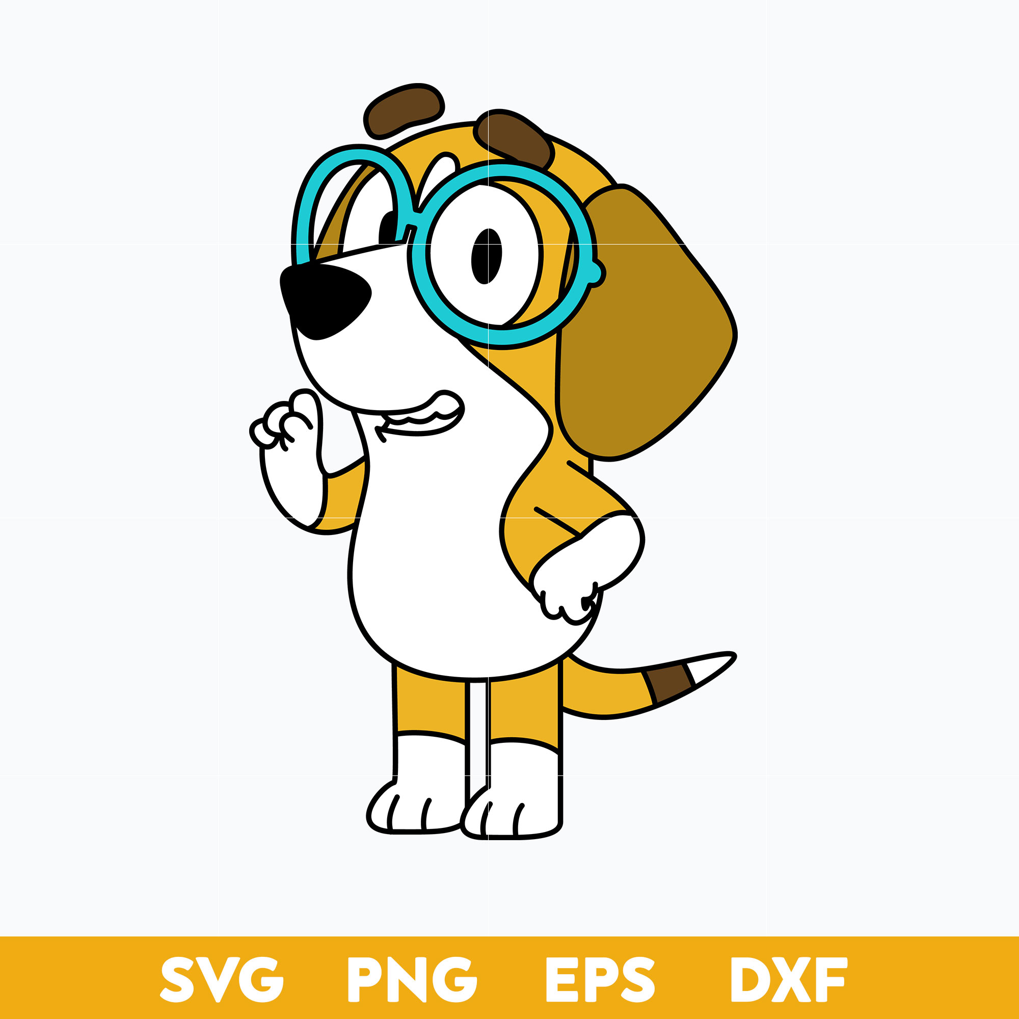 Honey Bluey Dog SVG, Bluey SVG, Cartoon SVG Digital File. | Inspire Uplift