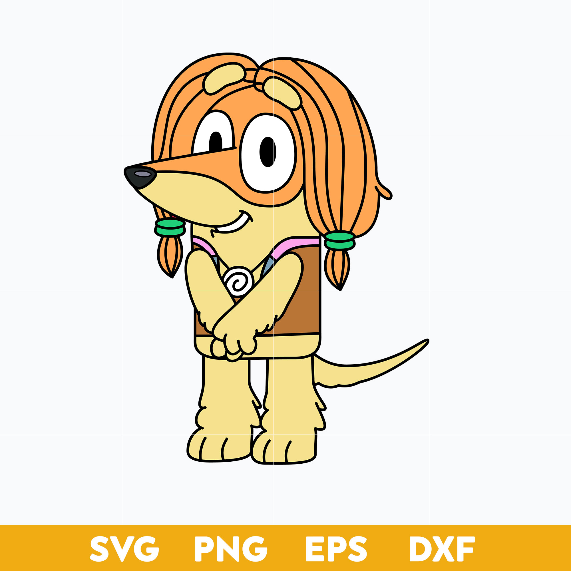 Indy Bluey Dog SVG, Bluey SVG, Cartoon SVG Digital File. | Inspire Uplift