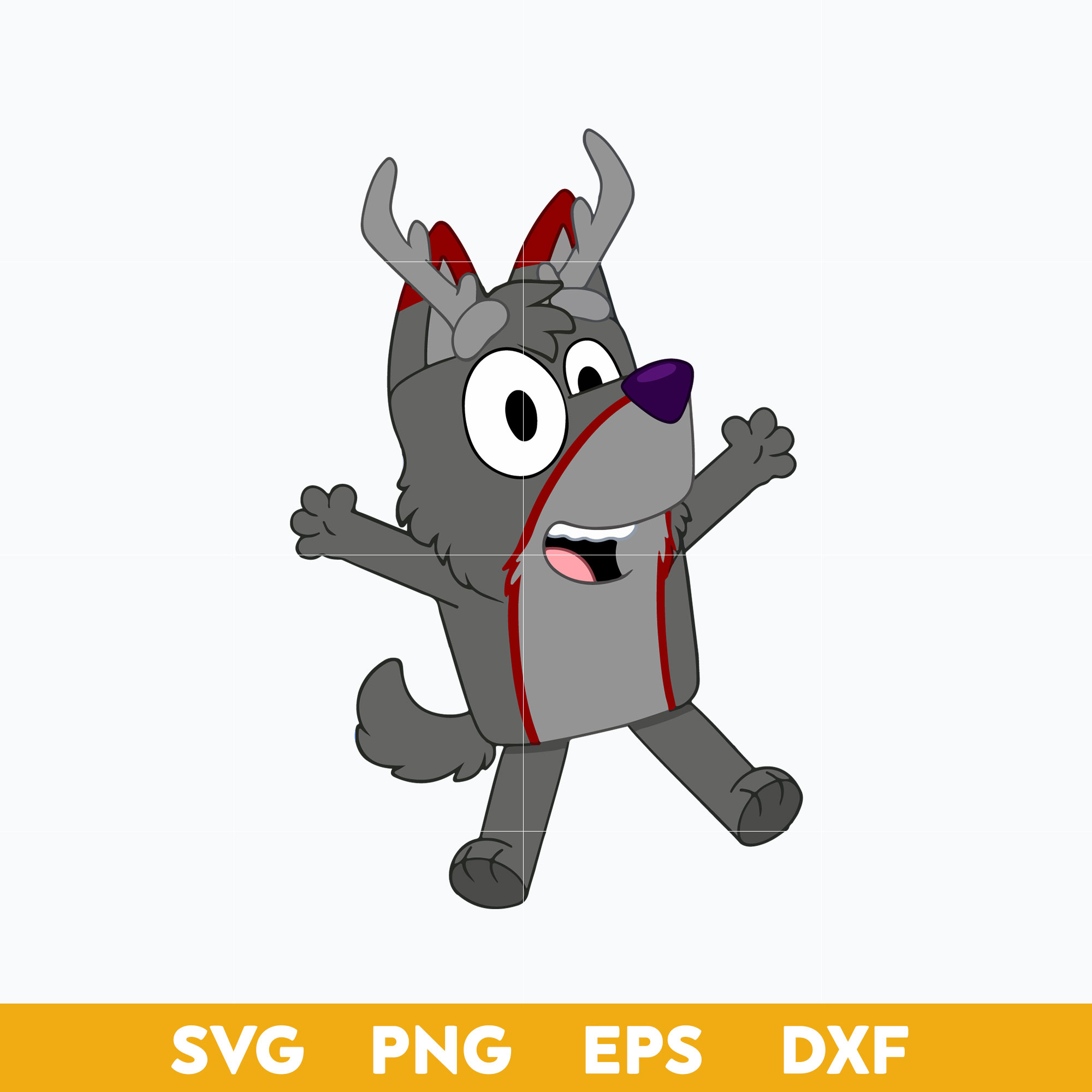 Bluey Disguise SVG, Bluey SVG, Cartoon SVG PNG DXF EPS Digit | Inspire ...