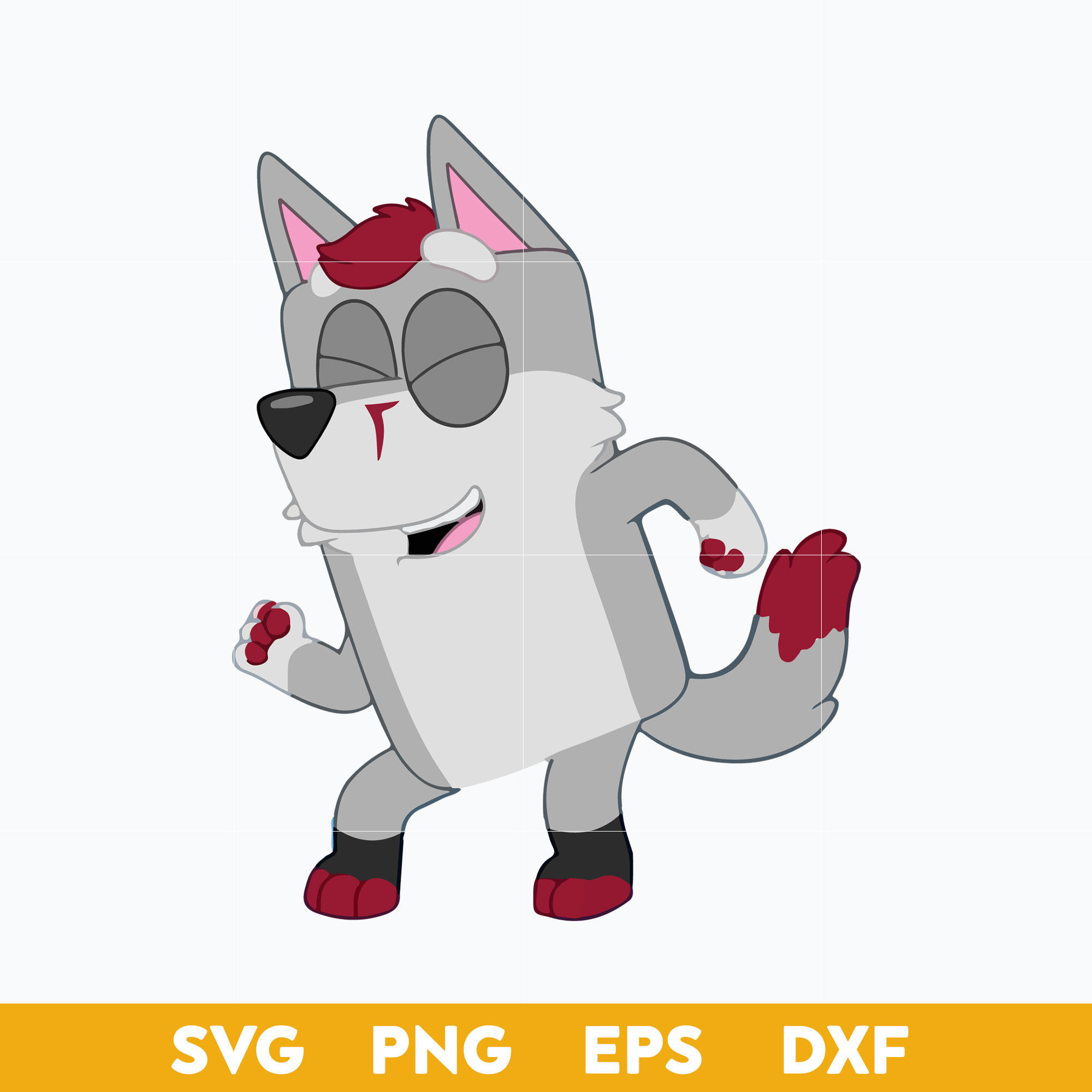 Bluey Heeler Disguise SVG, Bluey SVG, Cartoon SVG PNG DXF EP | Inspire ...