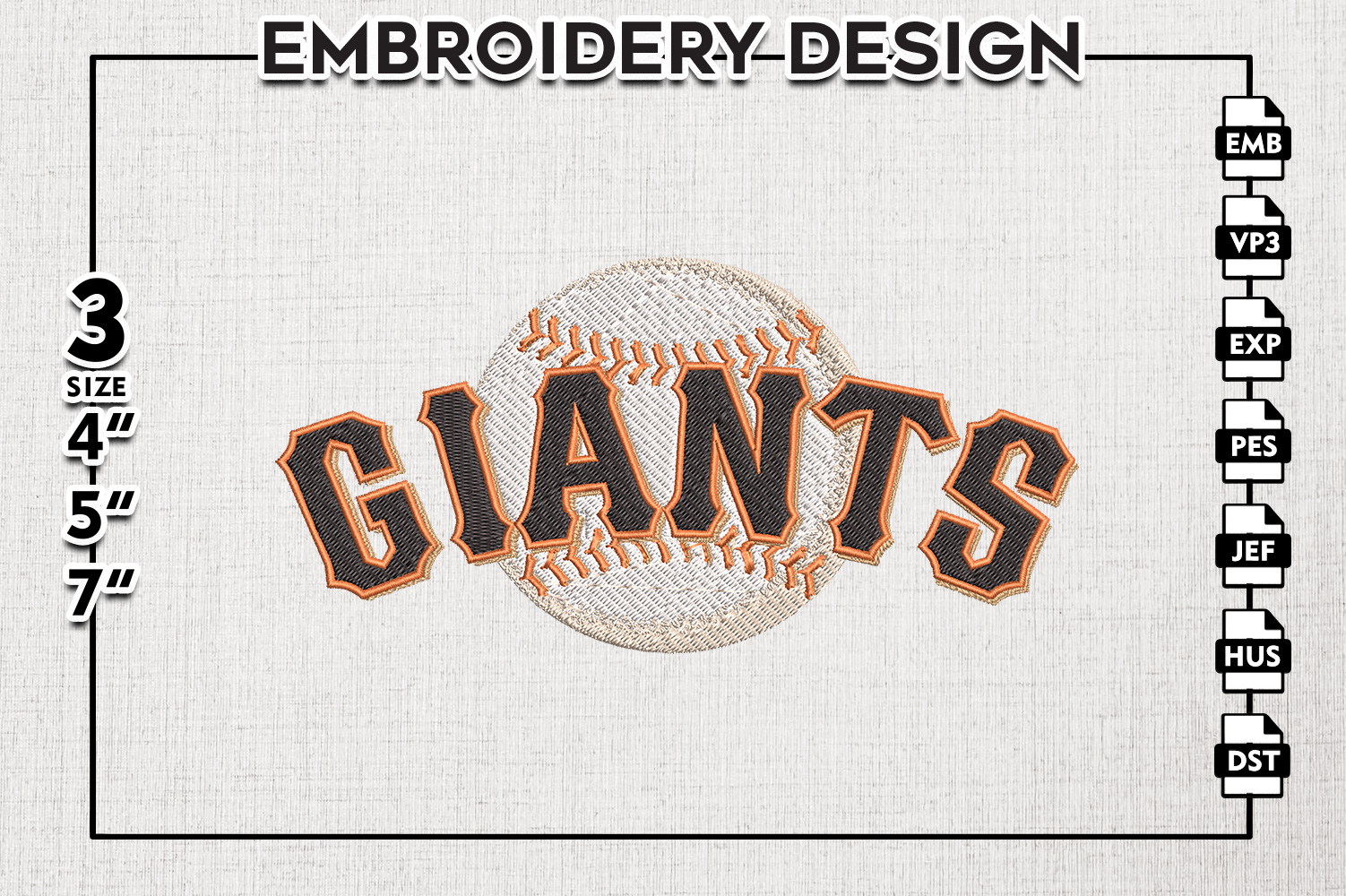 San Francisco Giants Embroidery Design, San Francisco Giants | Inspire ...