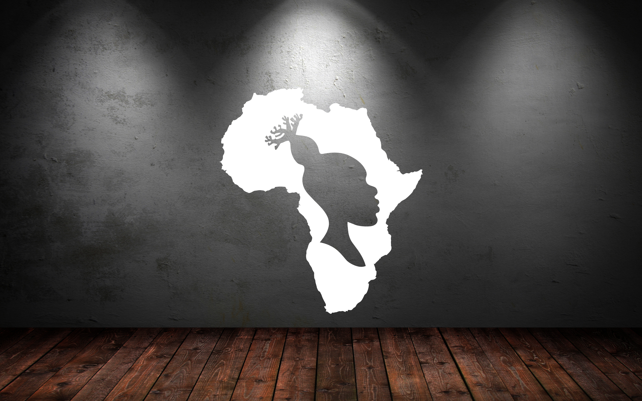 African Continent Wall Sticker Vinyl Decal Mural Art Decor | Inspire Uplift