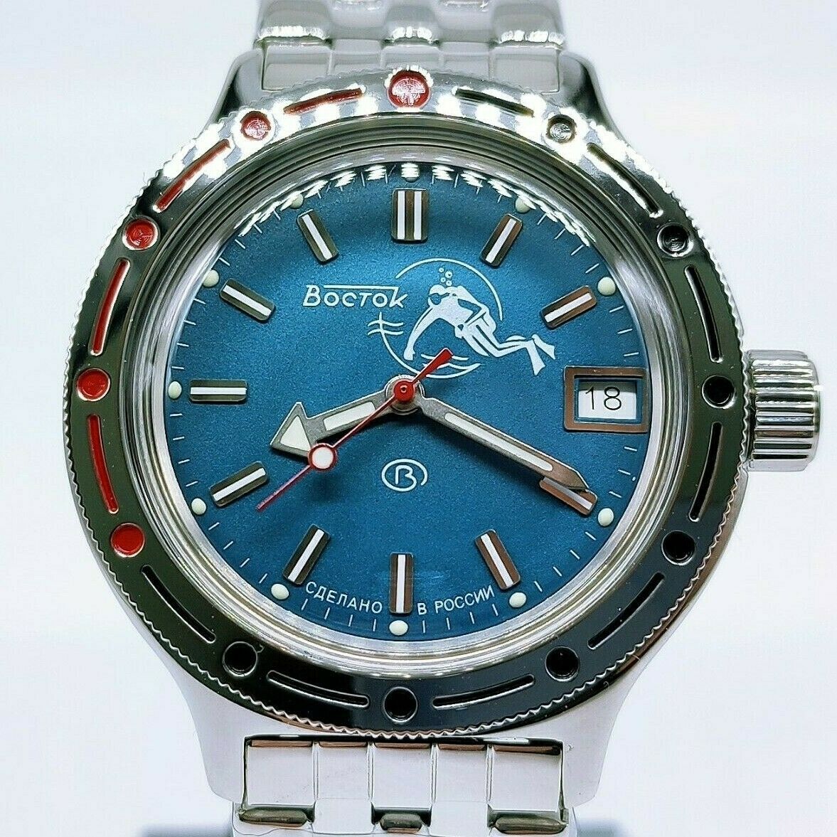 mechanical automatic watch Vostok Amphibia Scuba dude 420059 | Inspire ...