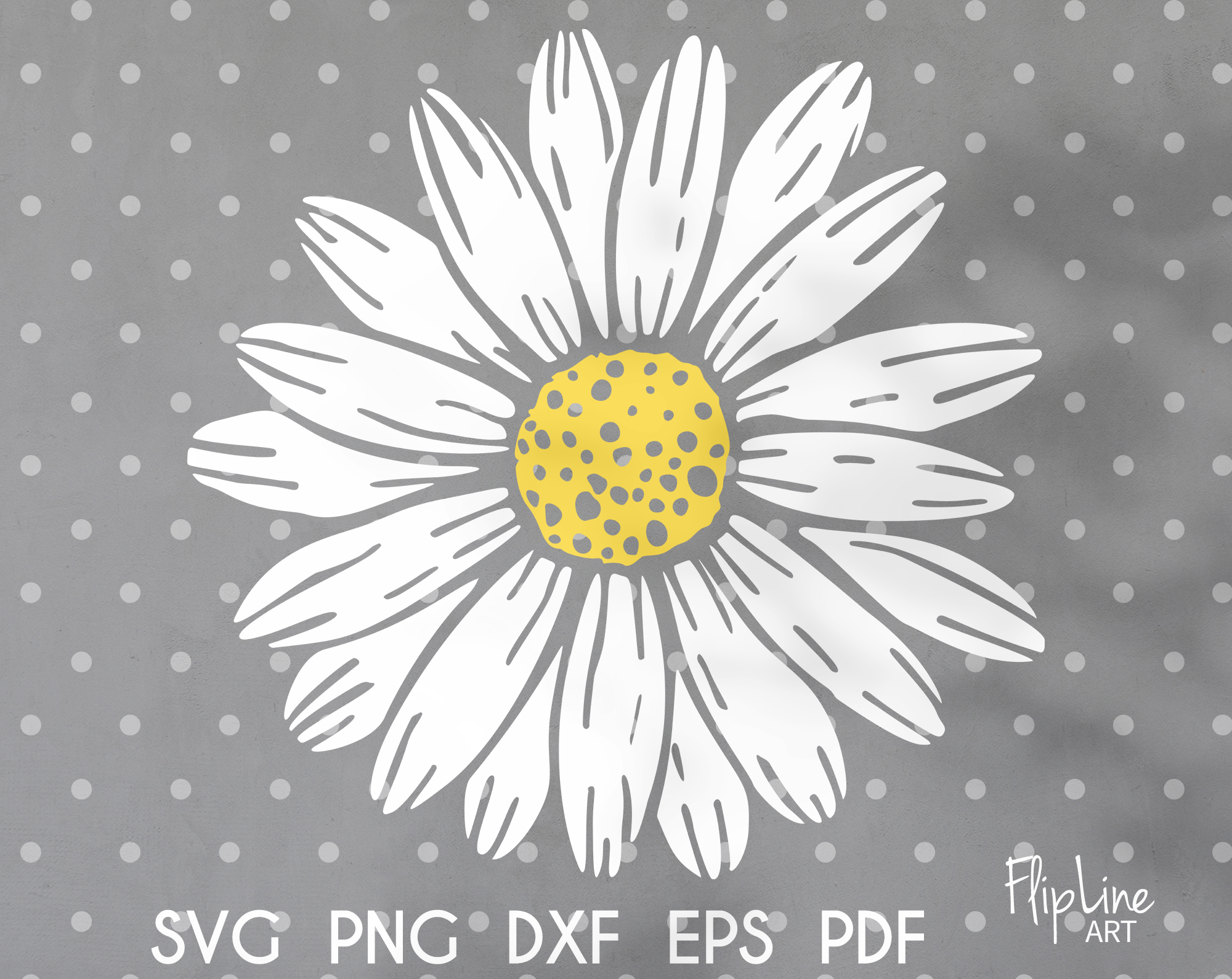 Daisy SVG Daisy clipart Simple Flower | Inspire Uplift