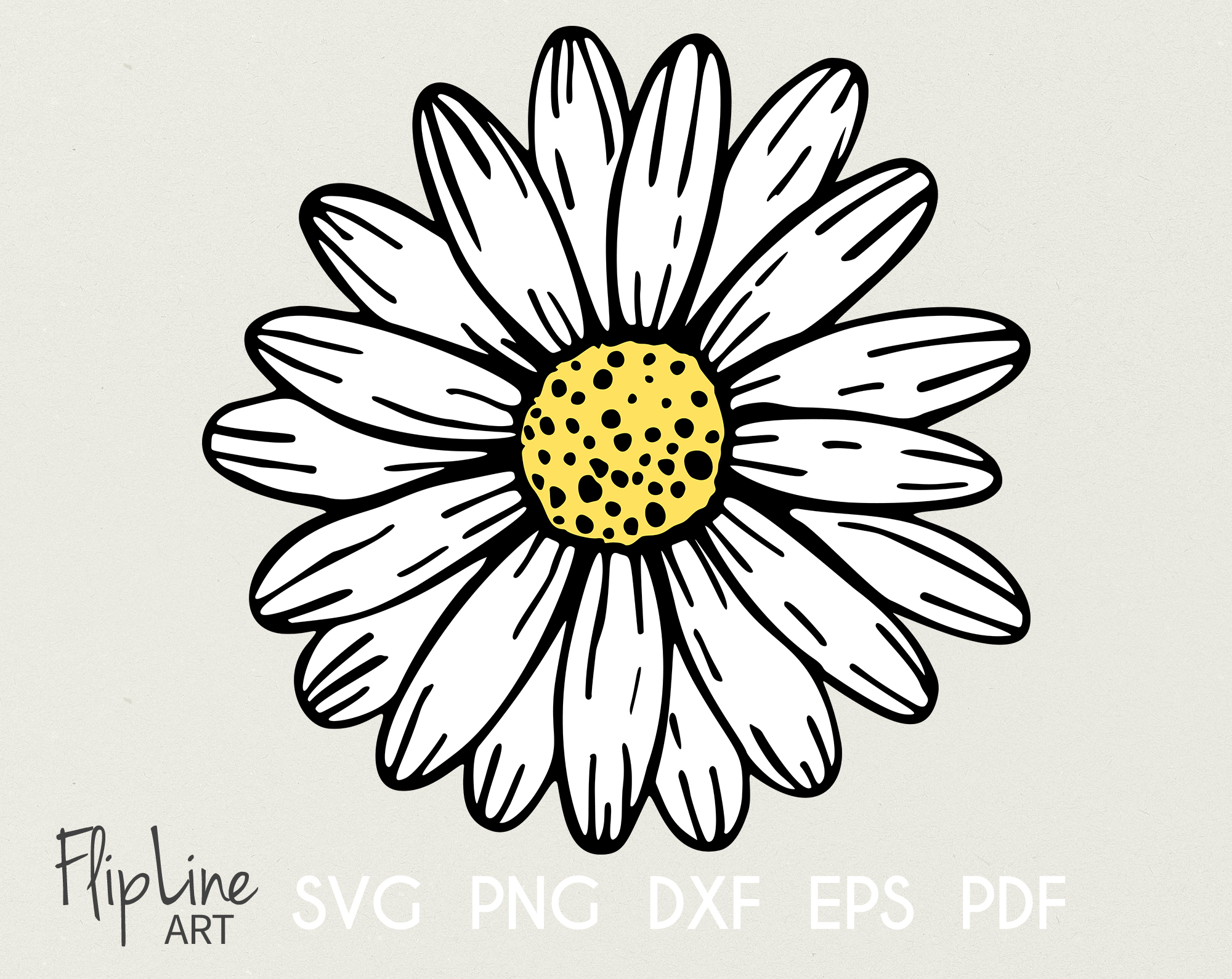 Daisy SVG Daisy clipart Simple Flower | Inspire Uplift