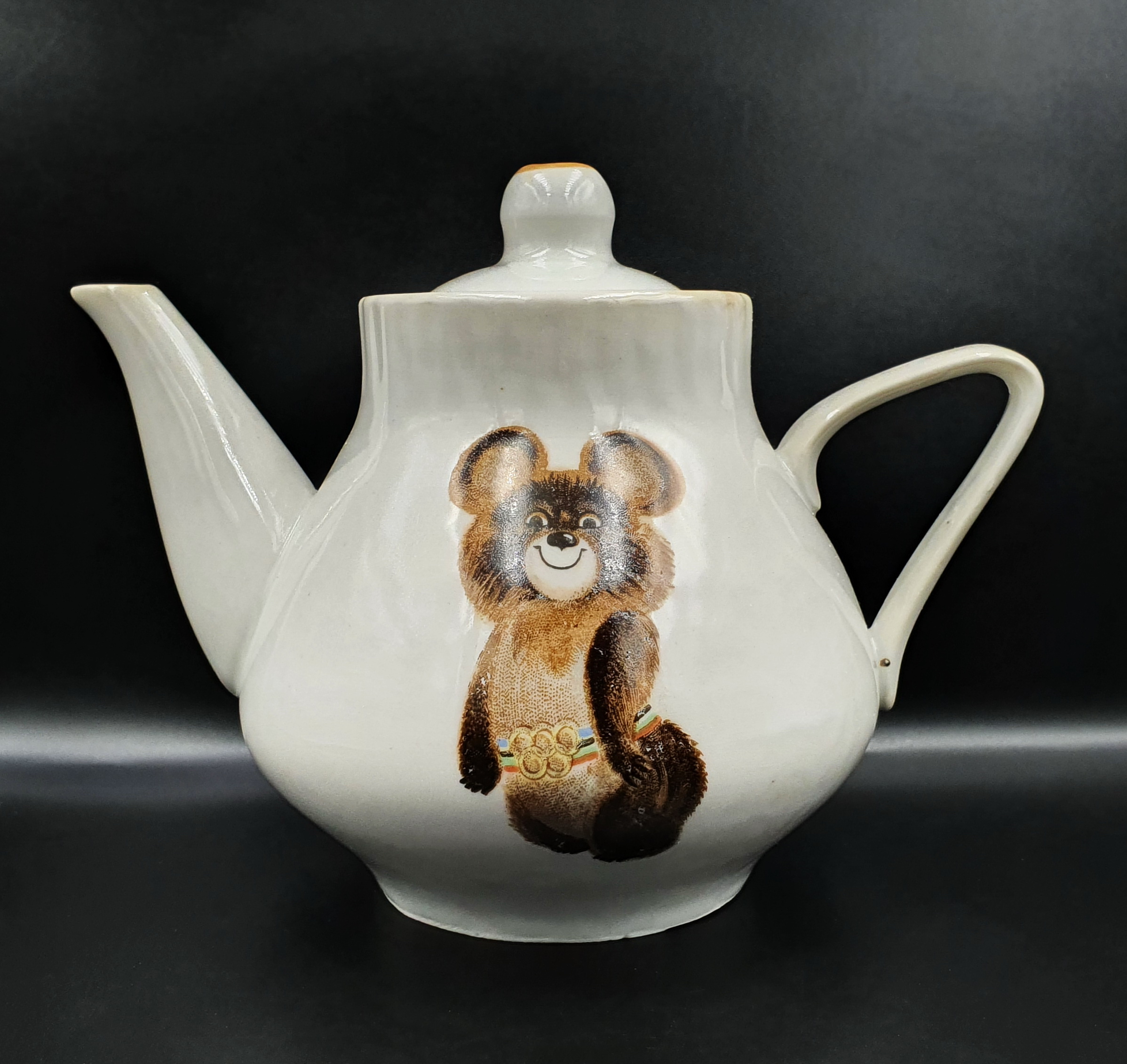 Porcelain Teapot BEAR MISHA mascot Olympic Games in Moscow U - Inspire ...