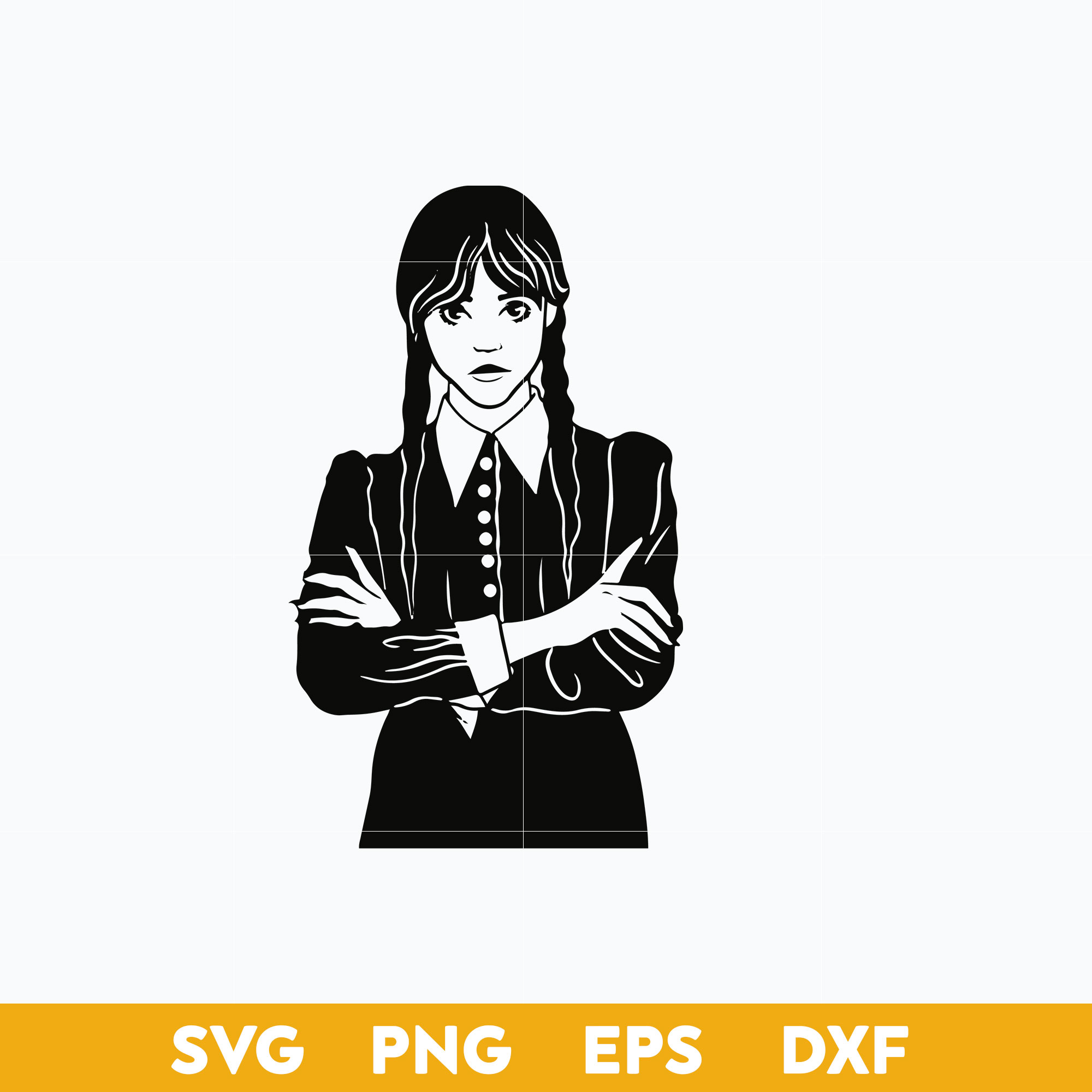 Wednesday Addams Png, Wednesday Addams Jenna Ortega Png, Wednesday ...