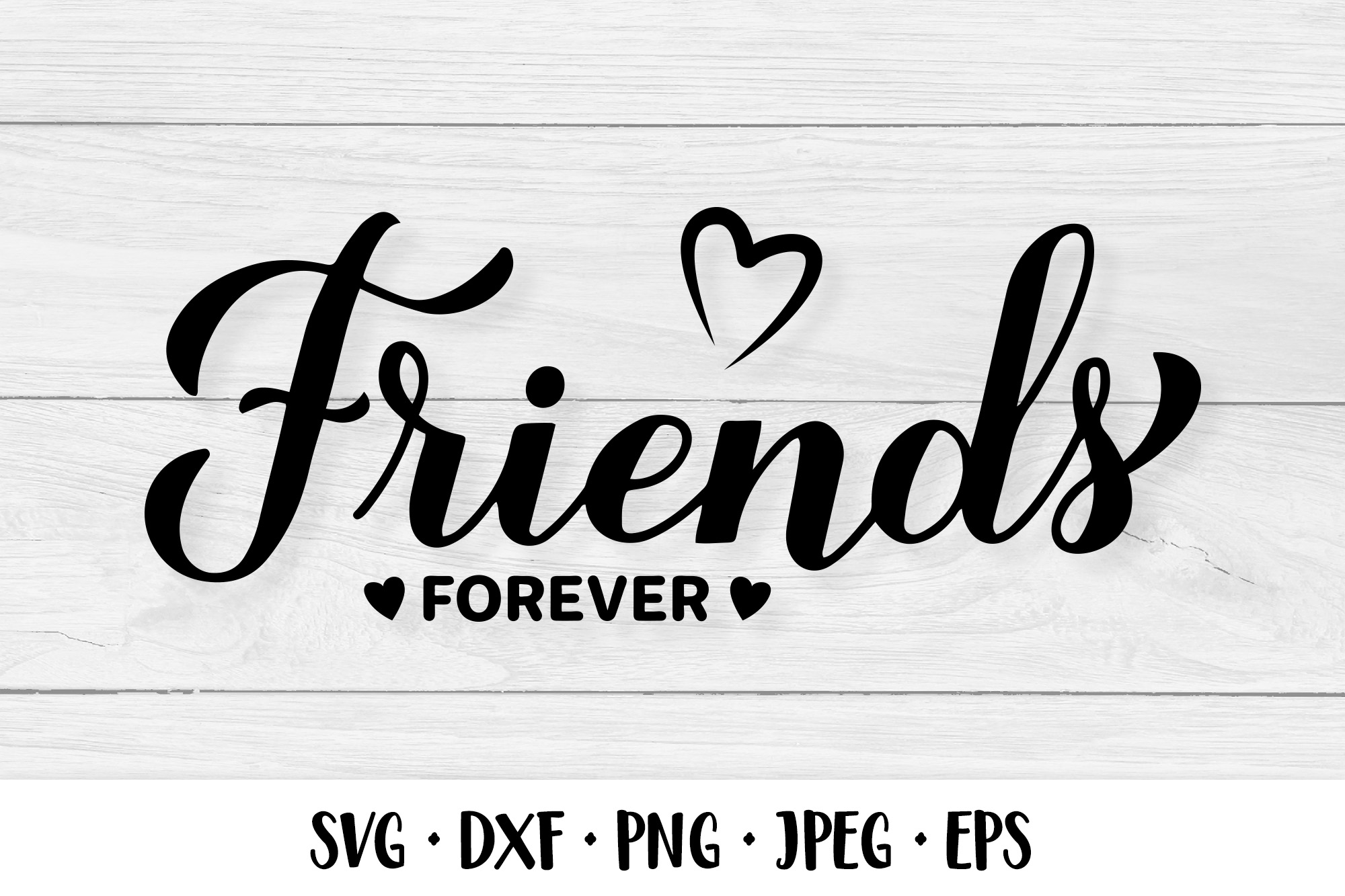 Friends forever SVG. Friendship quote. Friendship Day gift | Inspire Uplift