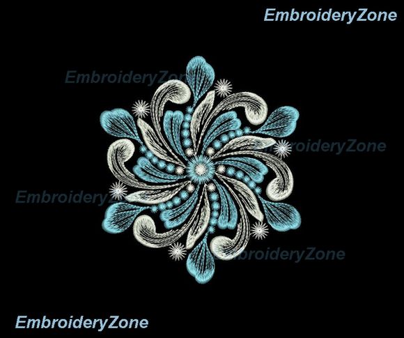 Winter snowflake embroidery design, christmas embroidery, cr | Inspire ...