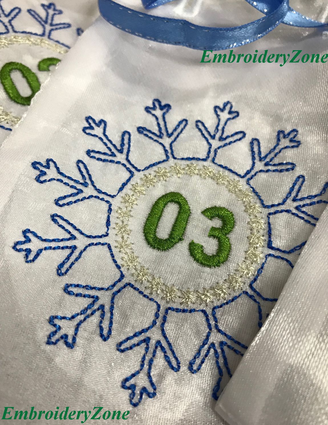 number embroidery - Inspire Uplift