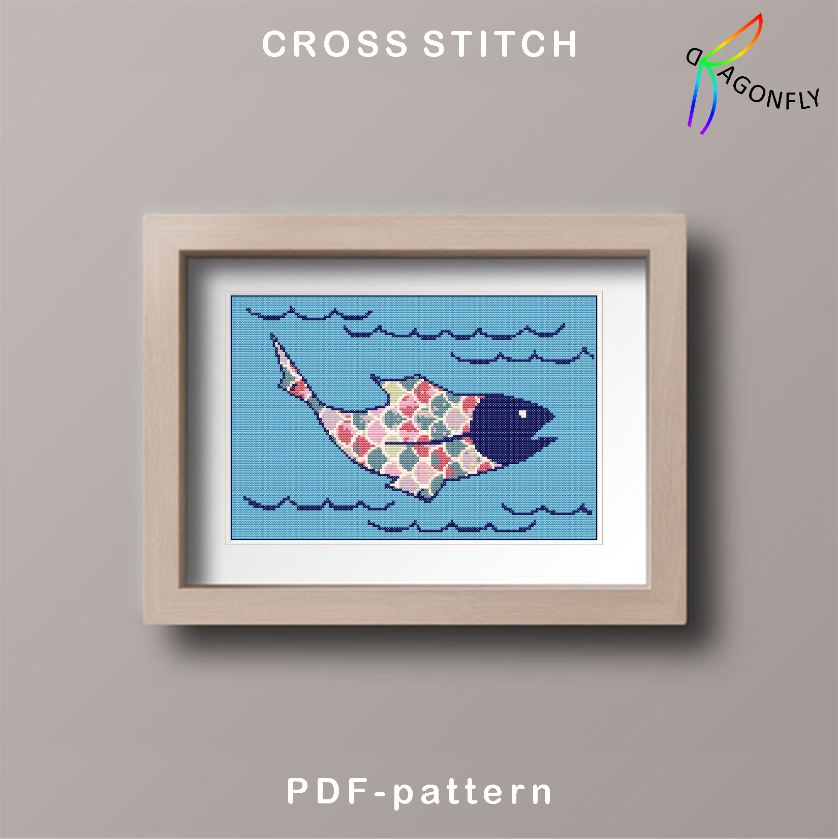 Cross Stitch Fish | Inspire Uplift