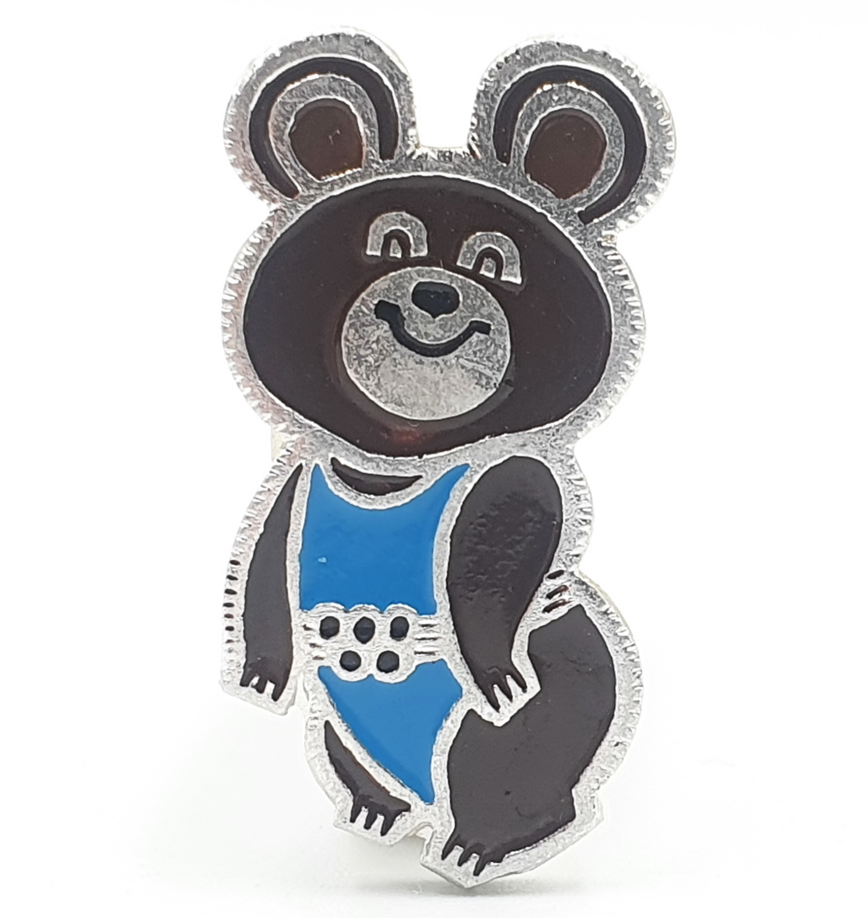 Pin Badge Bear MISHA mascot USSR Olympic Games Moscow 1980 | Inspire Uplift