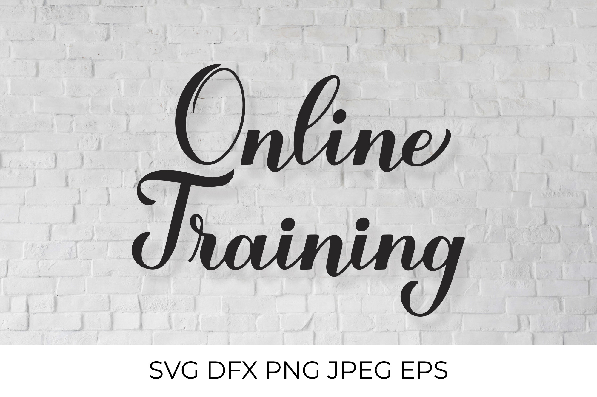 Online training calligraphy lettering SVG - Inspire Uplift