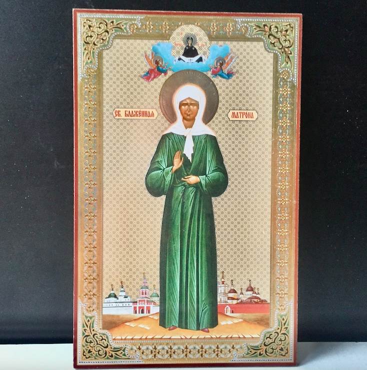 Saint Matrona of Moscow | High quality lithography icon on w | Inspire ...