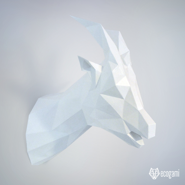 Goat head papercraft | Inspire Uplift
