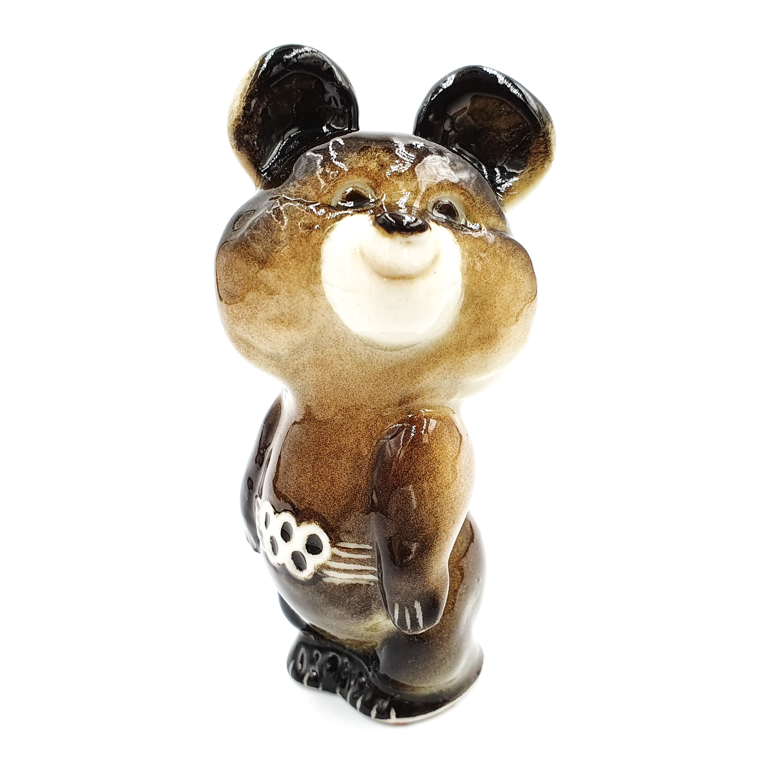 Olympic Bear MISHA Porcelain Figurine mascot USSR Olympic Ga | Inspire ...