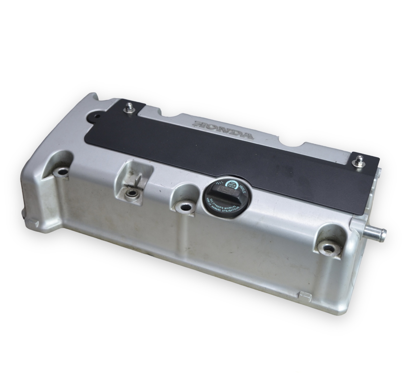 Plug Hole Coil Cover Trim Clear black Metal for Honda K20 K2 - Inspire ...