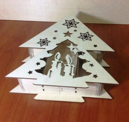 Digital Template Cnc Router Files Cnc Box Christmas Files fo | Inspire ...