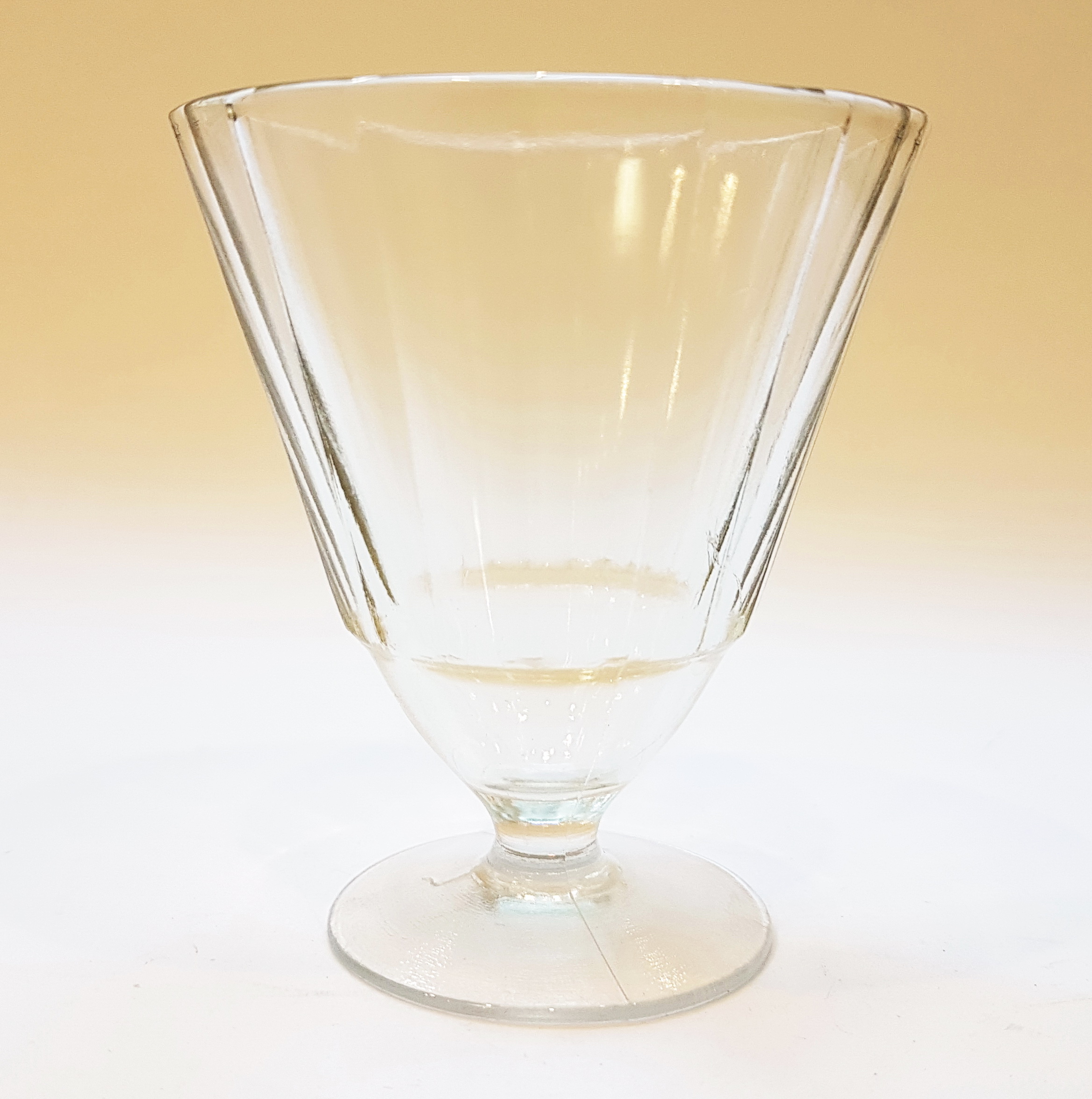 Old Vintage Shot Glass faceted 16 facets 1950s | Inspire Uplift
