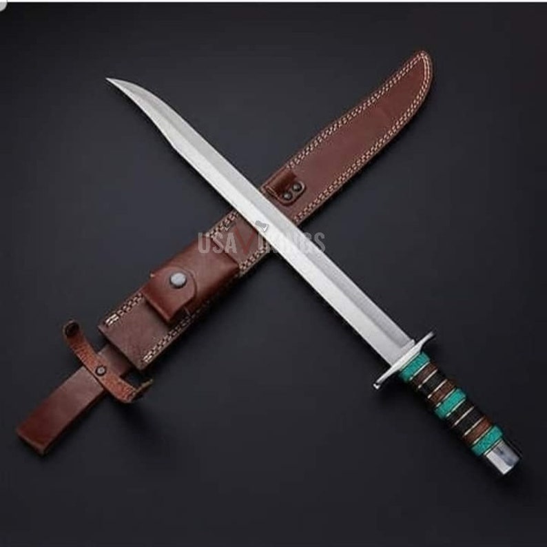 Hand Crafted Mini Sword with FREE Leather Sheath, One Handed - Inspire ...