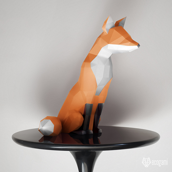 Fox papercraft - Inspire Uplift