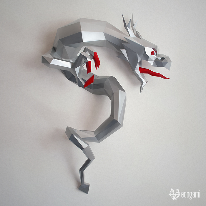 Dragon papercraft - Inspire Uplift