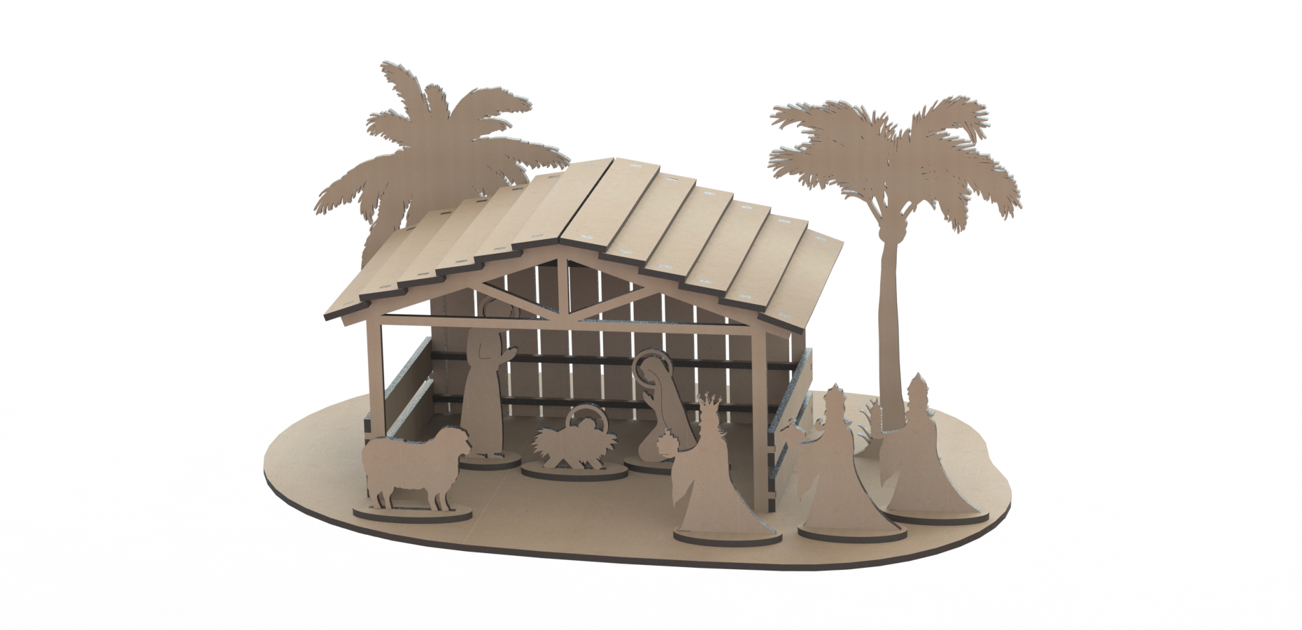 Digital Template Cnc Router Files Cnc Christmas Files for Wo | Inspire ...