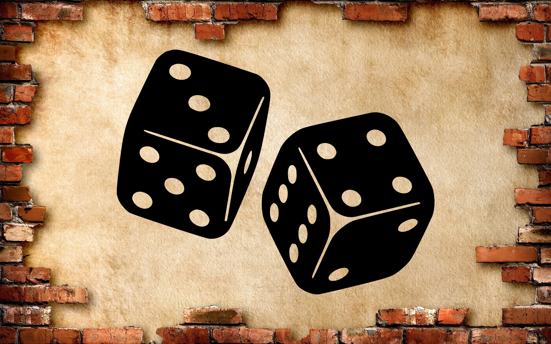 Playing Dice Sticker Cubes Wall Sticker Vinyl Decal Mural Ar - Inspire ...