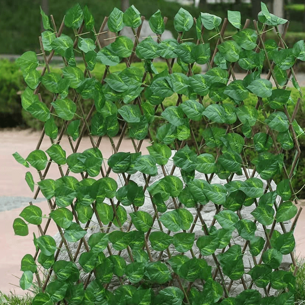 Outdoor & Indoor Fence With Leaves Decor | Inspire Uplift