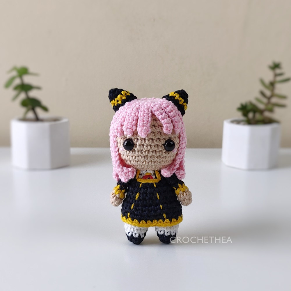 Crochet Pattern Anya, PDF Digital Download, Amigurumi Anya | Inspire Uplift