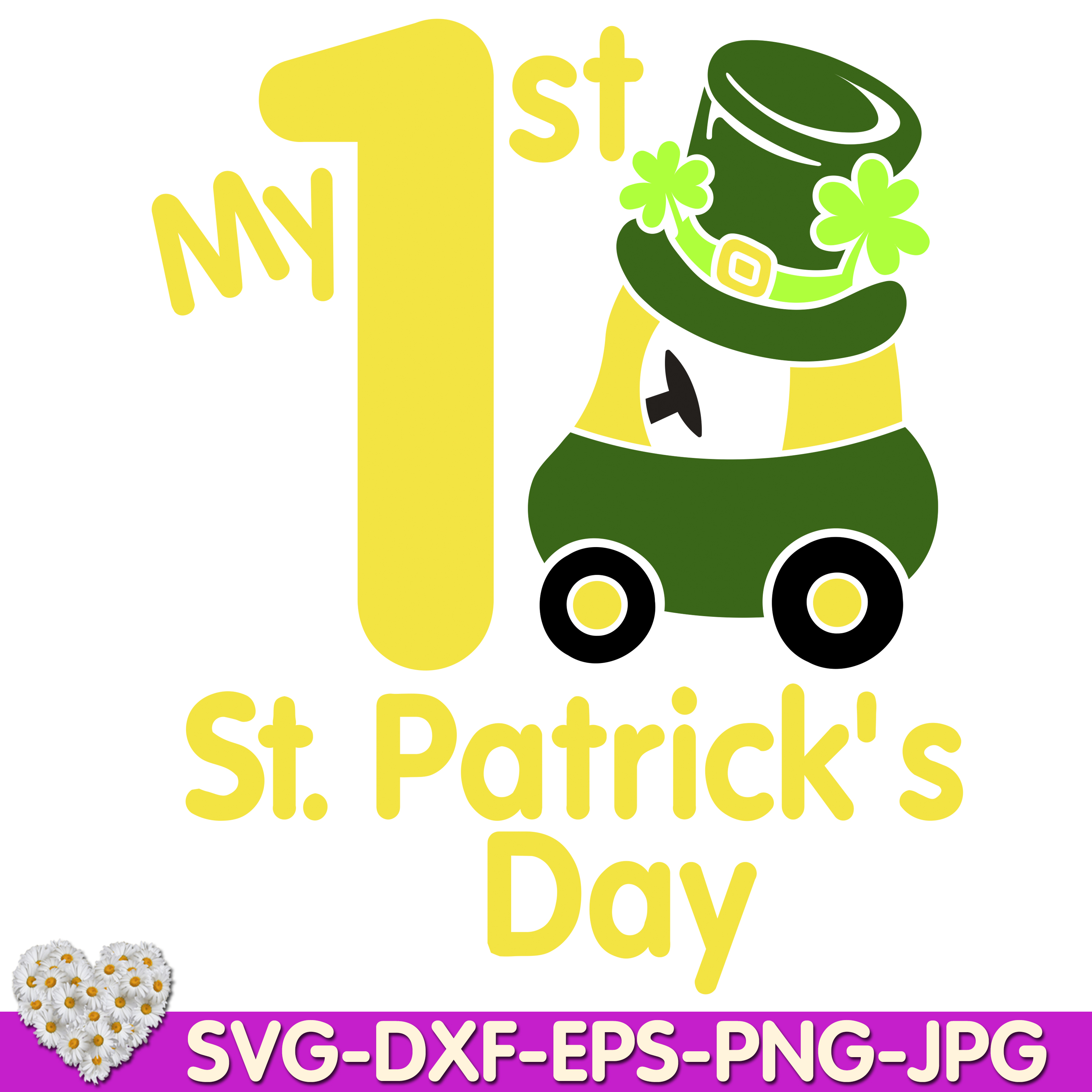 St. Patricks Day Truck Car Shamrock Car Clover Truck Irish C - Inspire ...