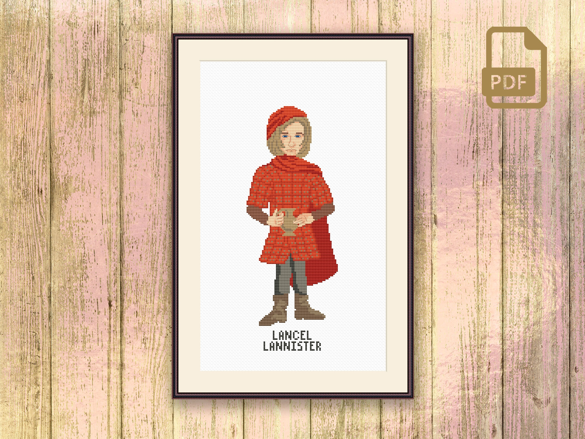 Lancel Lannister Cross Stitch Pattern #got_040 | Inspire Uplift