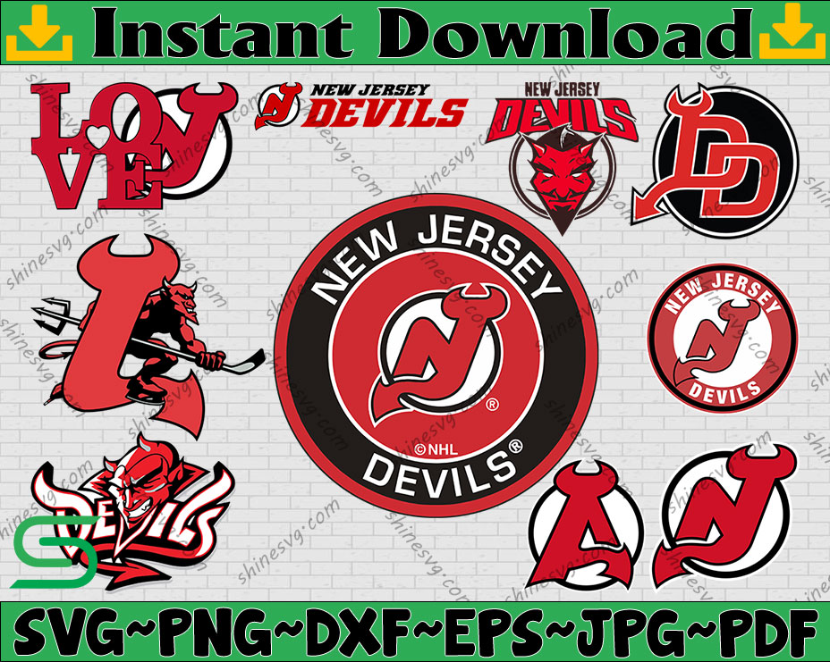 Bundle 10 Files New Jersey Devils Hockey Team Svg, New Jerse | Inspire Uplift