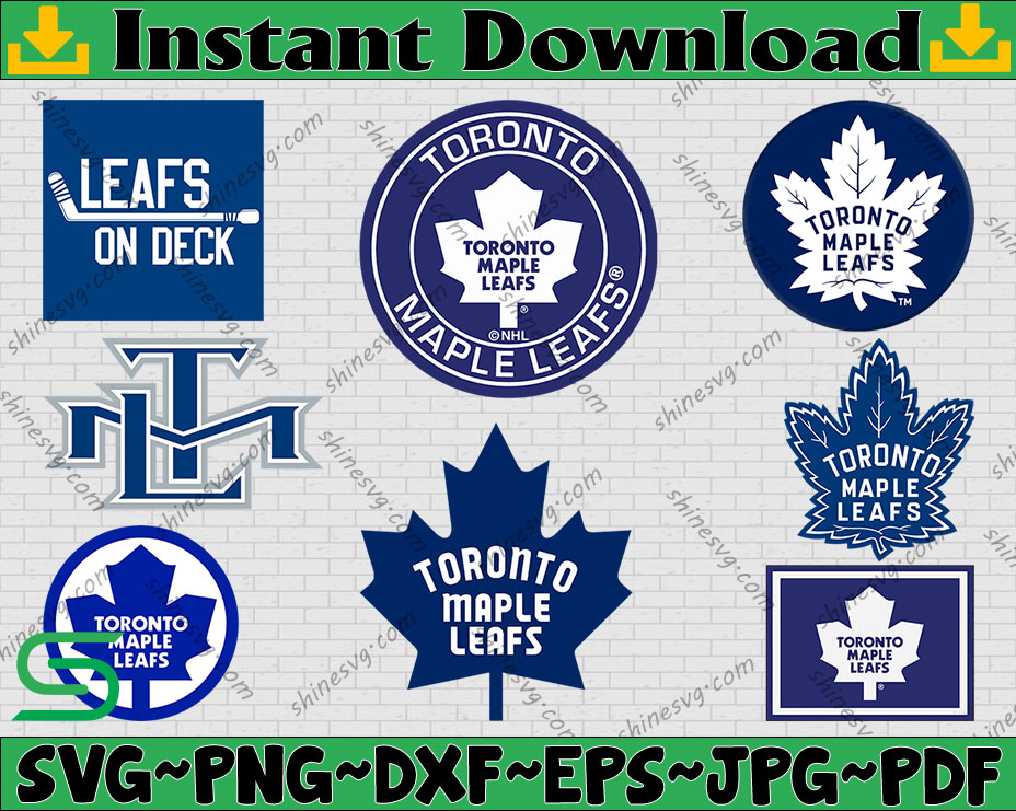 Bundle 8 Files Toronto Maple Leafs Hockey Team Svg, Toronto - Inspire ...