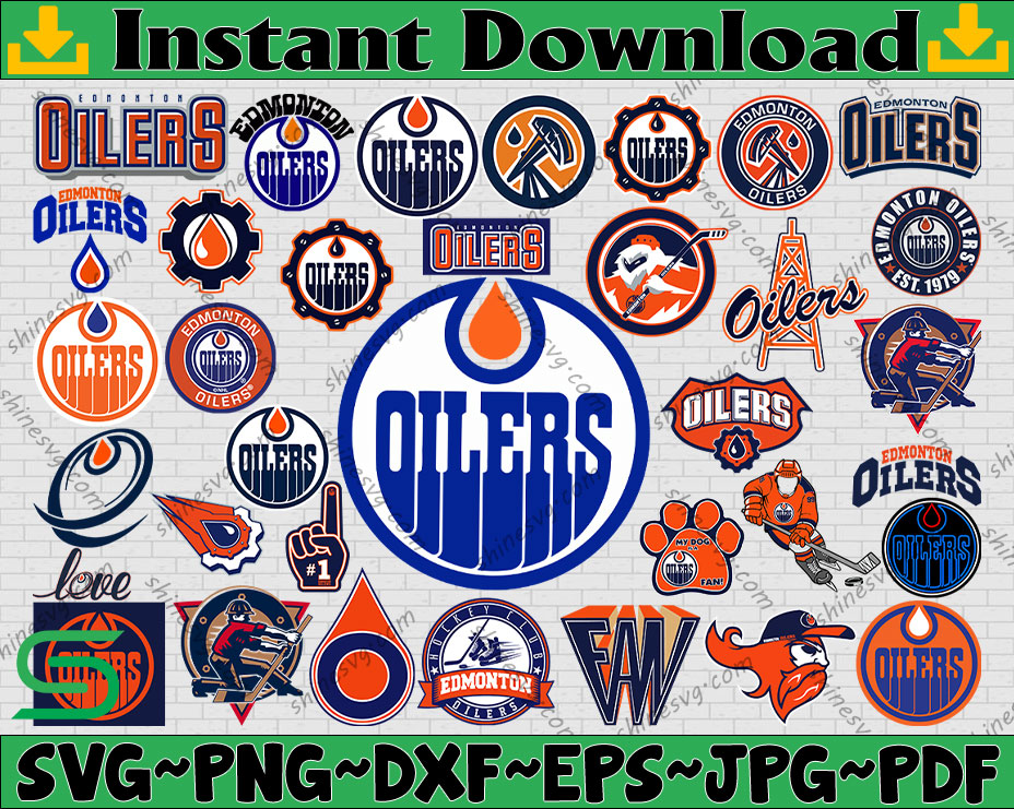 Bundle 35 Files Edmonton Oilers Hockey Team Svg, Edmonton Oi | Inspire ...