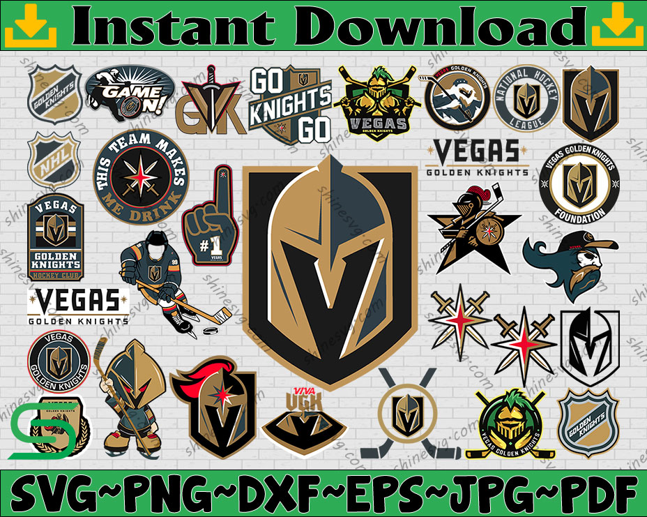 Bundle 30 Files Vegas Golden Knights Hockey Team Svg, Vegas | Inspire ...