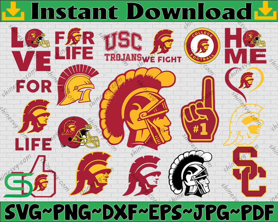Bundle 18 Files USC Trojans Football Team svg, USC Trojans s | Inspire ...