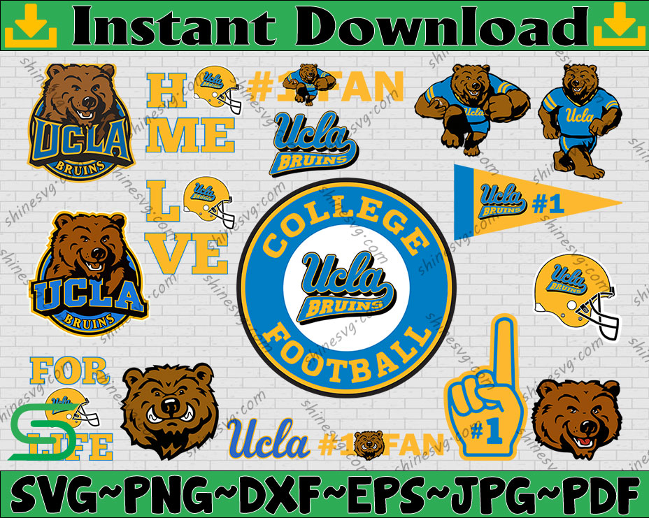 Bundle Files UCLA Bruins Nation Football Team svg, UCLA Brui | Inspire ...