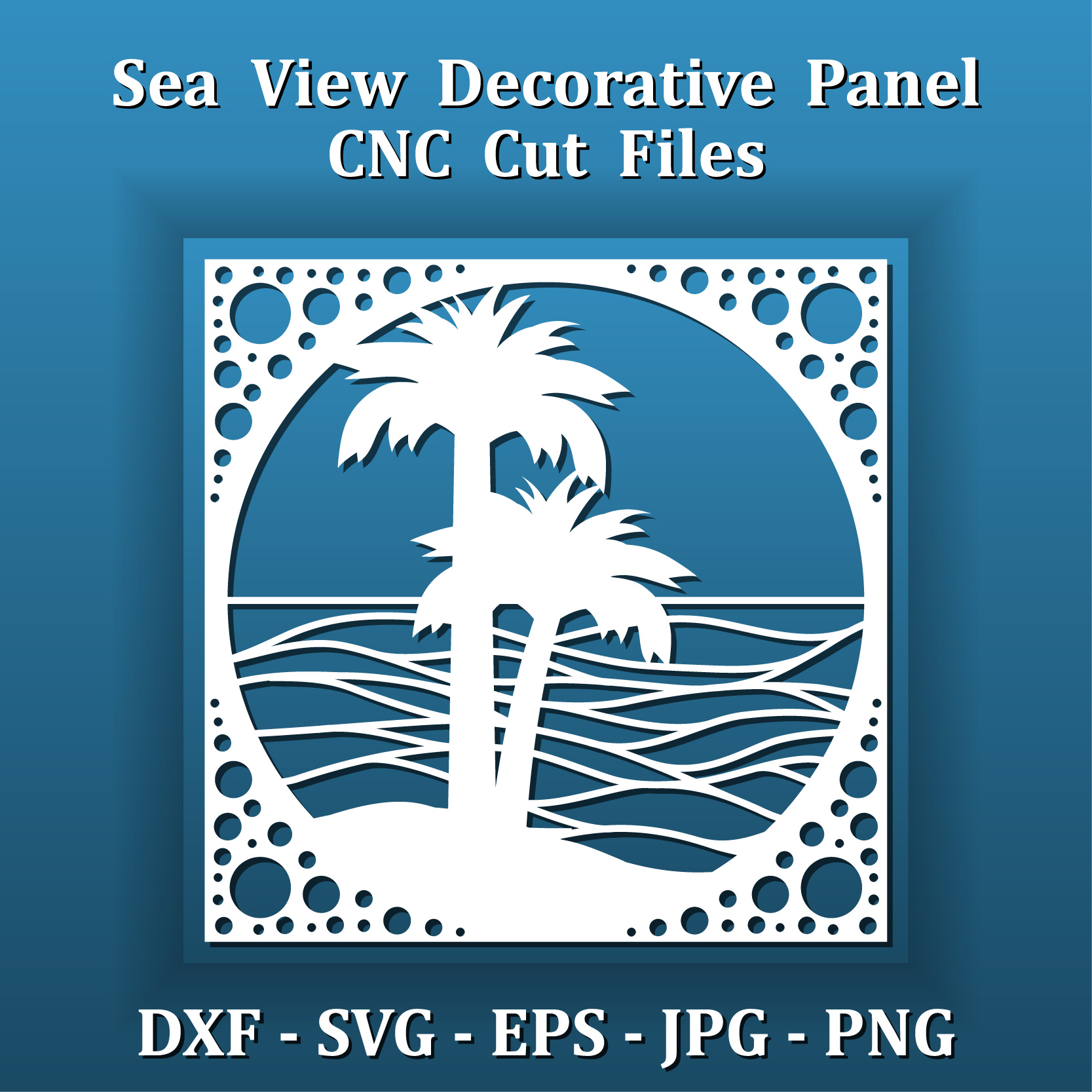 Sea View Nautical Panel. Laser Cnc Cut Files. Palm beach, oc | Inspire ...