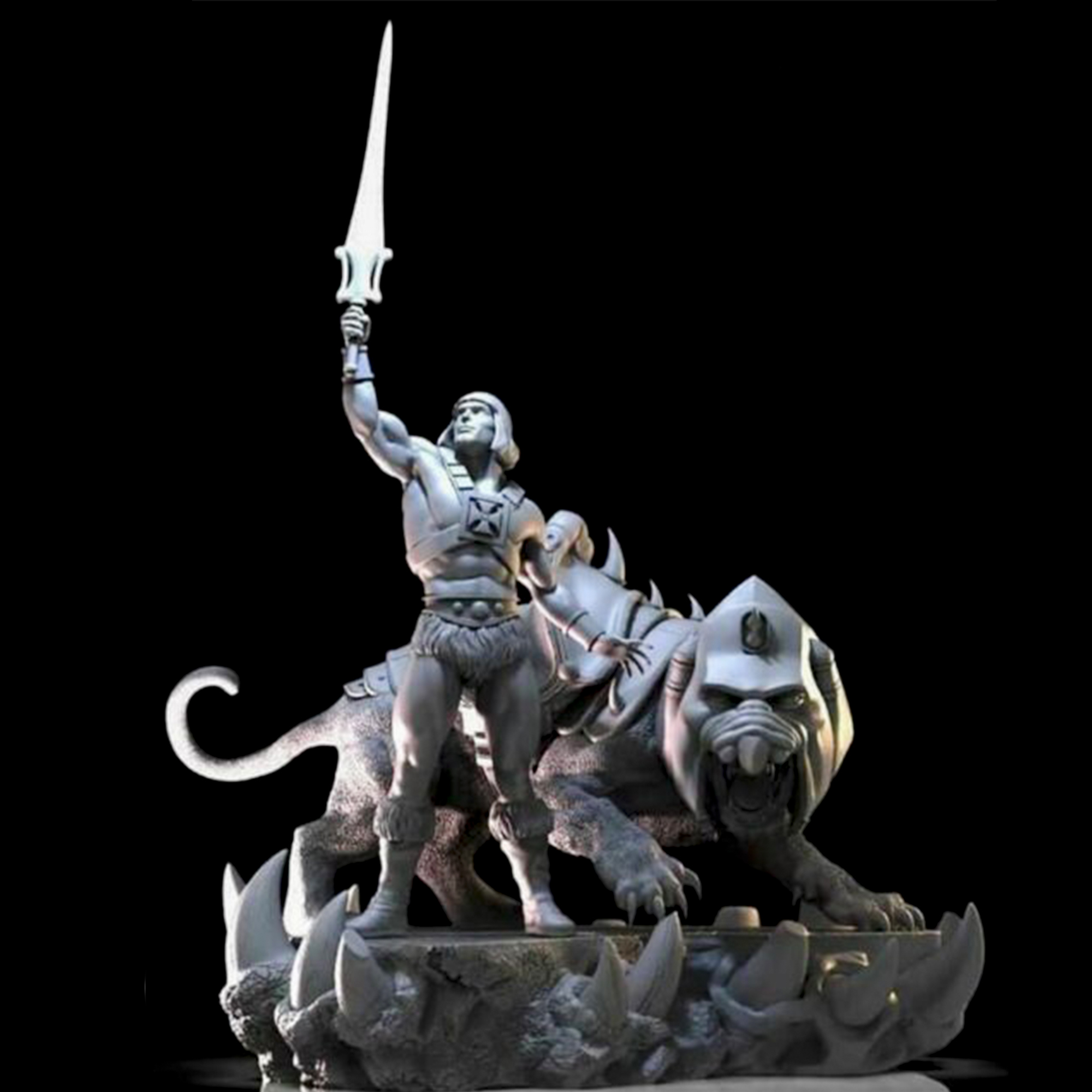 STL File He-Man 3D model fo 3D printed - Inspire Uplift