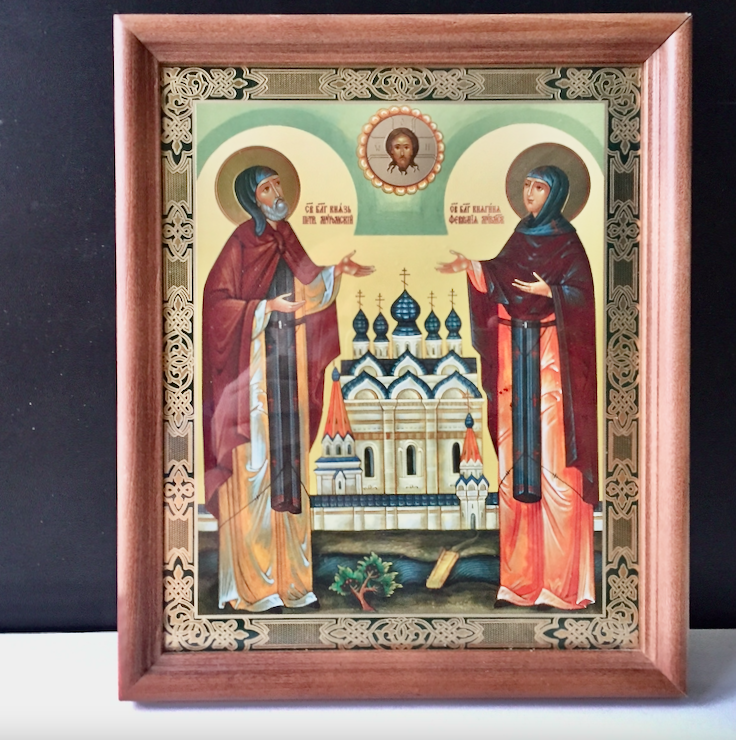 St. Mary of Egypt | Miniature icon on wood | Silver and gold | Inspire ...