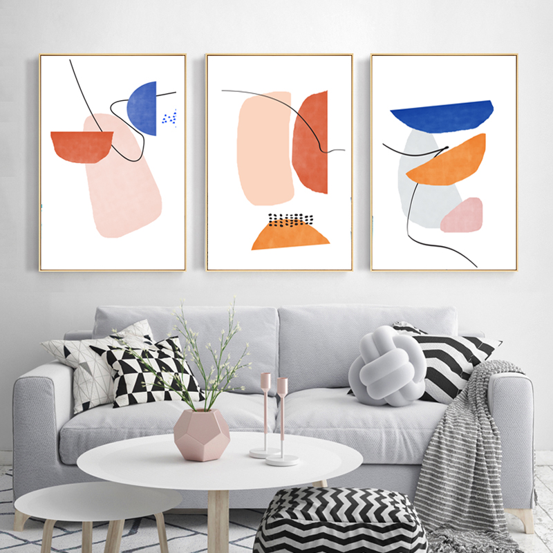 Abstract Modern Art Digital Prints Scandi Art Minimalist Wal | Inspire ...
