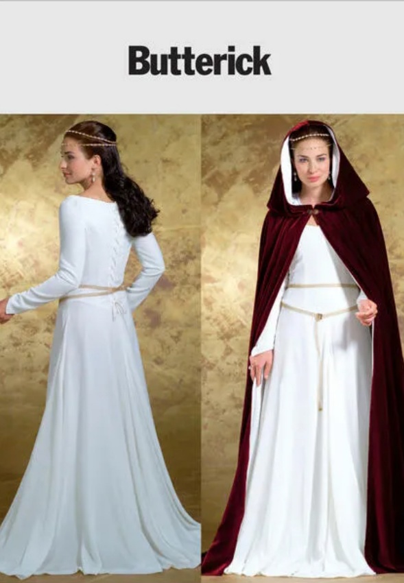 PDF Sewing Pattern Butterick 4347 Floor-Length Cape and Prin | Inspire ...