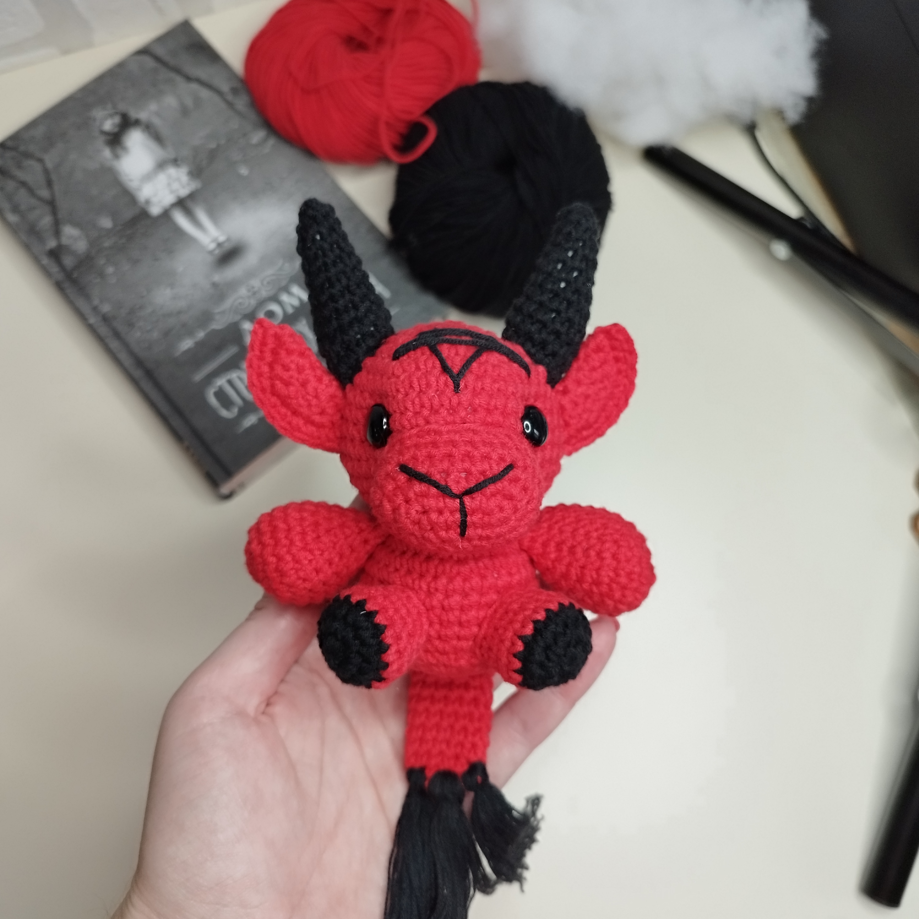Baphomet keychain, Plush goat, Kawaii anime, Stuff keychain, | Inspire ...