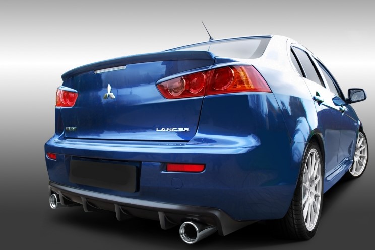 Diffuser for rear bumper Mitsubishi Lancer X Evo 07-15 | Inspire Uplift