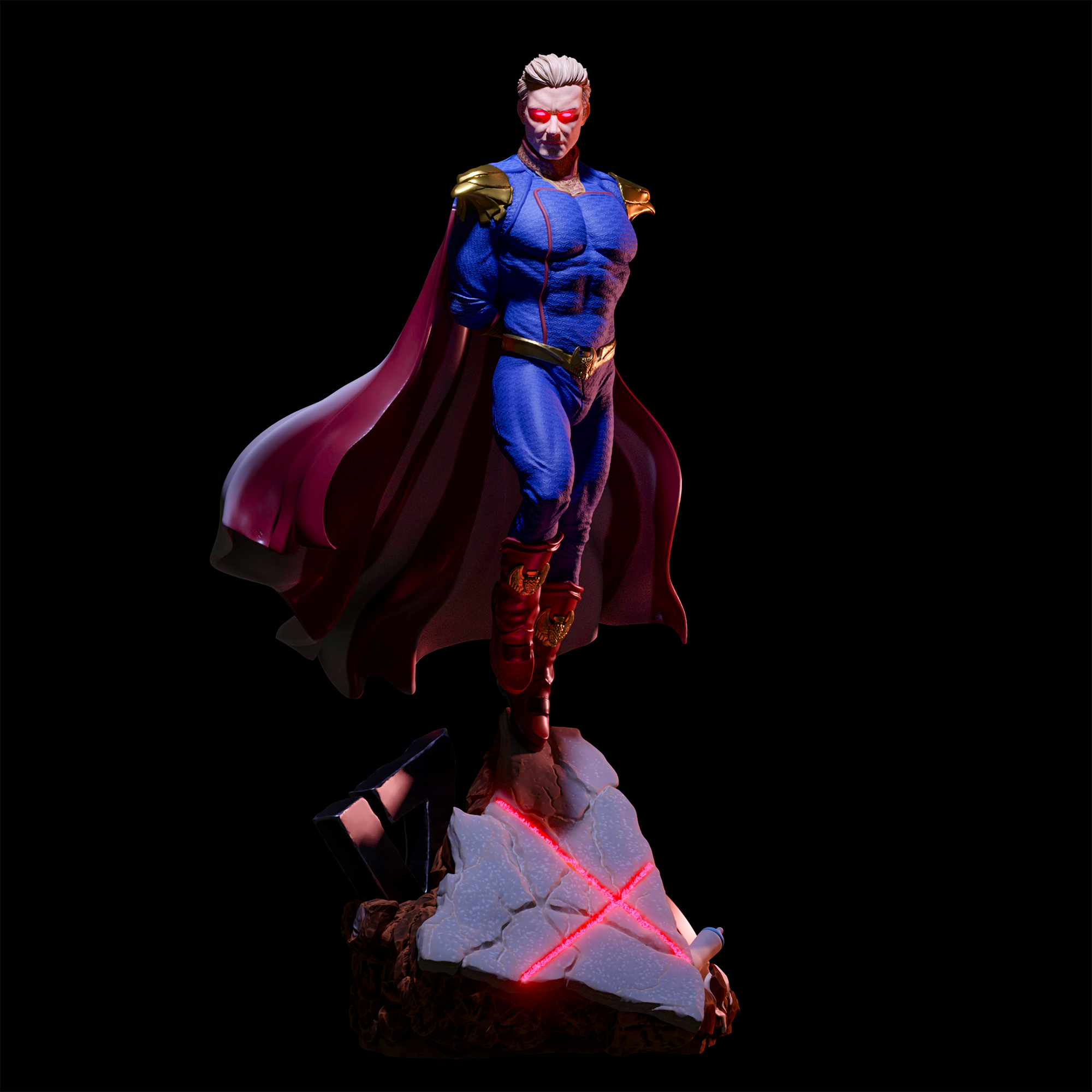 3D printed Comics Character 3D model STL File - Inspire Uplift