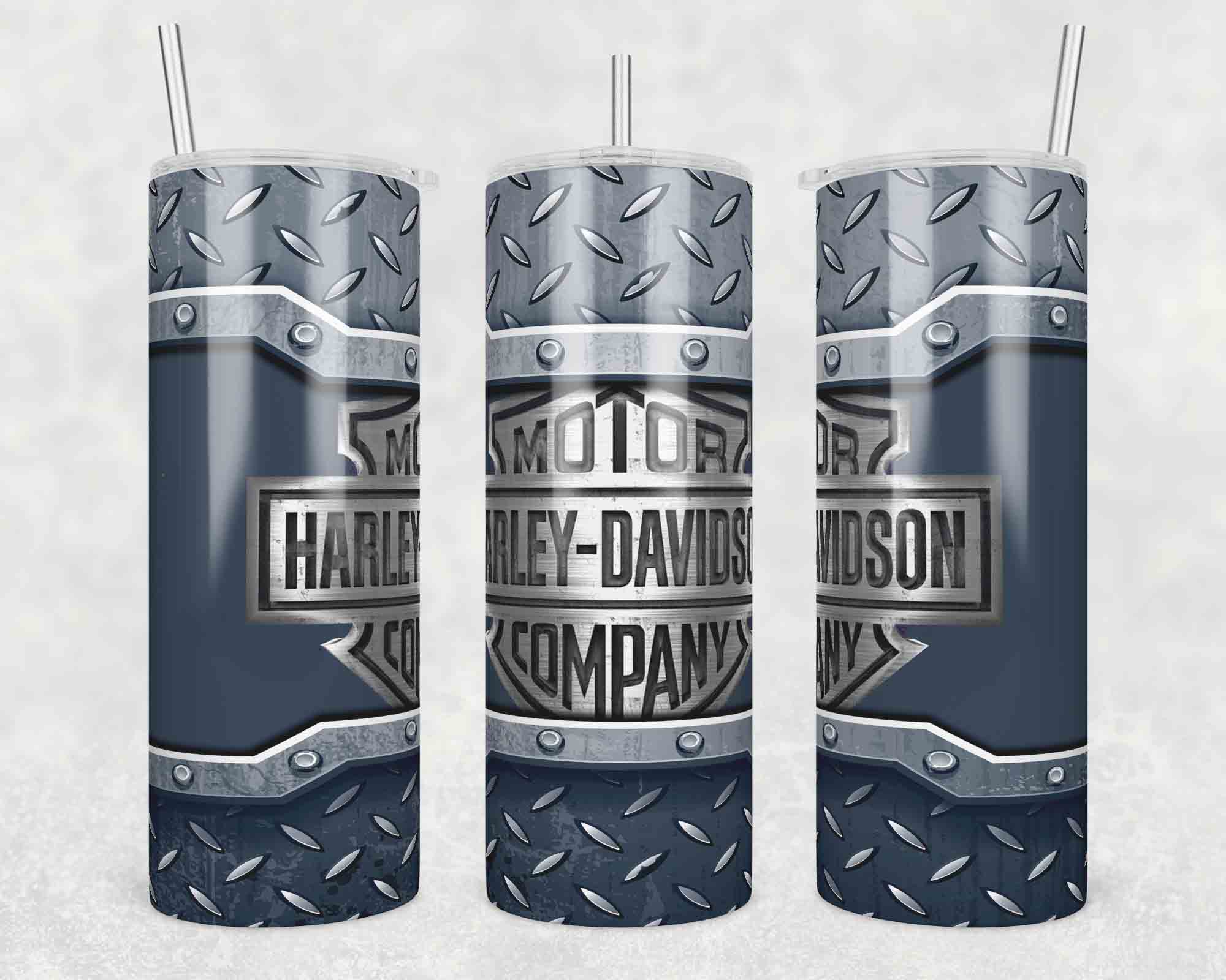 Motorcycle Harley Davidson Tumbler Wrap, 20oz Tumbler Wrap, | Inspire ...