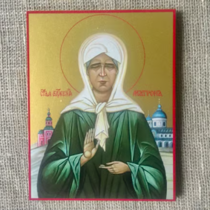 Saint Matrona of Moscow | High quality lithography icon on w | Inspire ...
