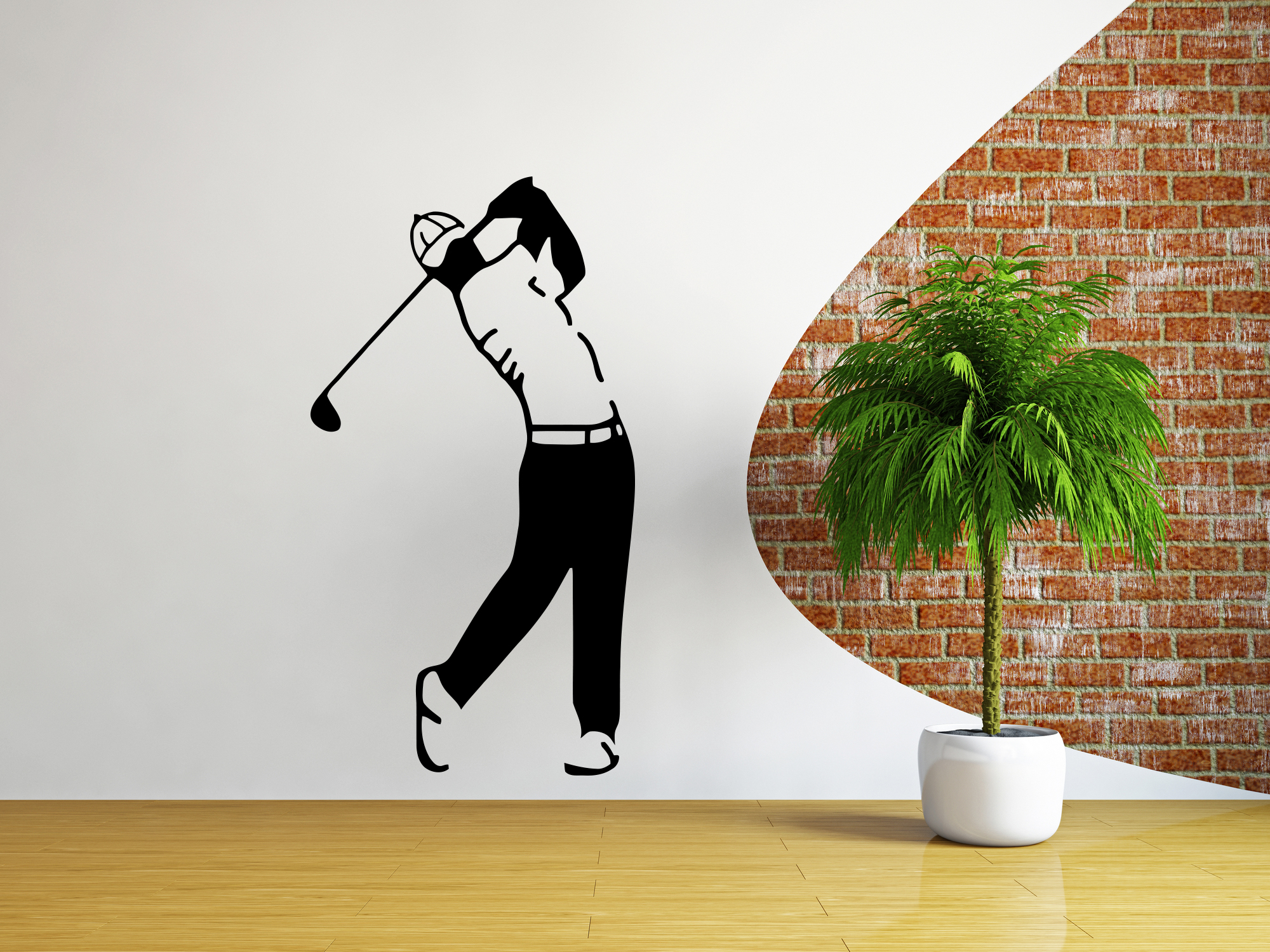 Golf Game Sticker Wall Sticker Vinyl Decal Mural Art Decor | Inspire Uplift