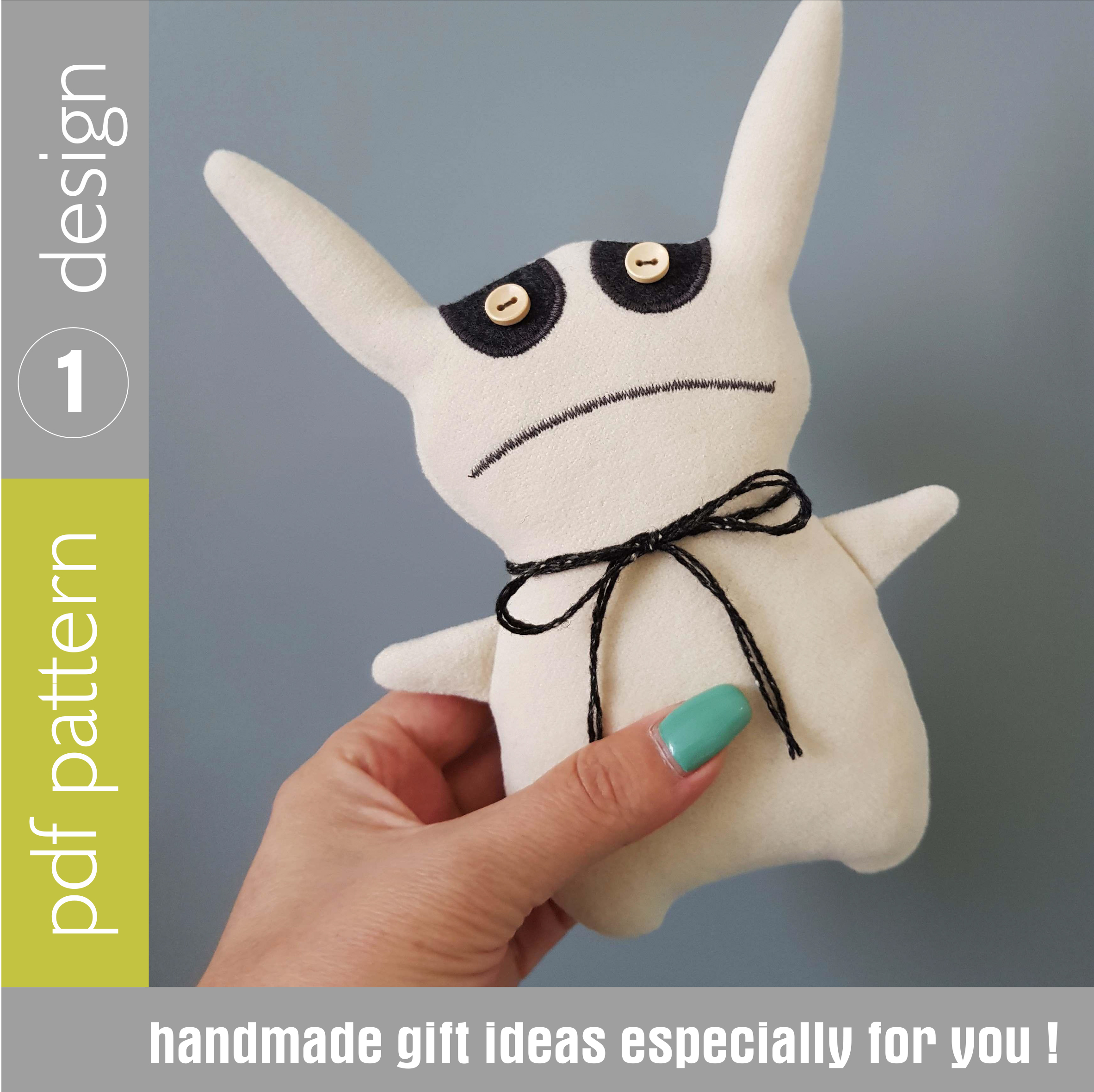 White Rabbit sewing pattern PDF, digital tutorial - Inspire Uplift